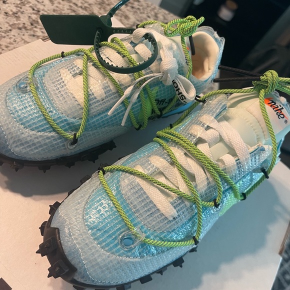 Off-White | Shoes | Original Off White Waffle Racer Nike Vivid Sky ...